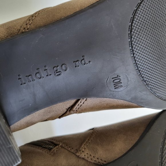 Indigo | Shoes | Indigo Rd Short Boots Shoes Womens M Faux Leather Side ...